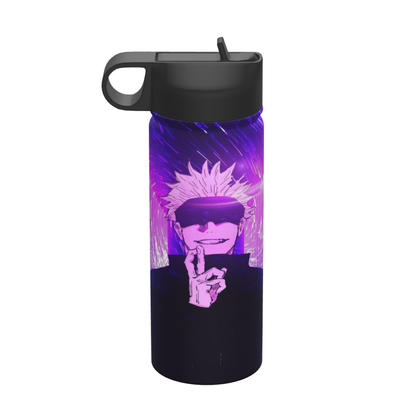 Jujutsu Kaisen Gojo Insulated Stainless Steel Wide Mouth Water Bottle ...