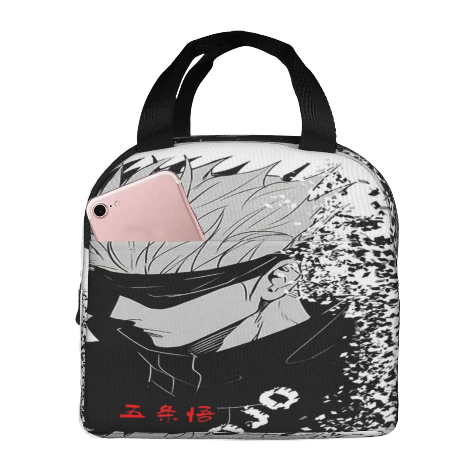 Jujutsu Kaisen Gojo Lunch Bag Cartoon Insulated Box Reusable Thermal ...