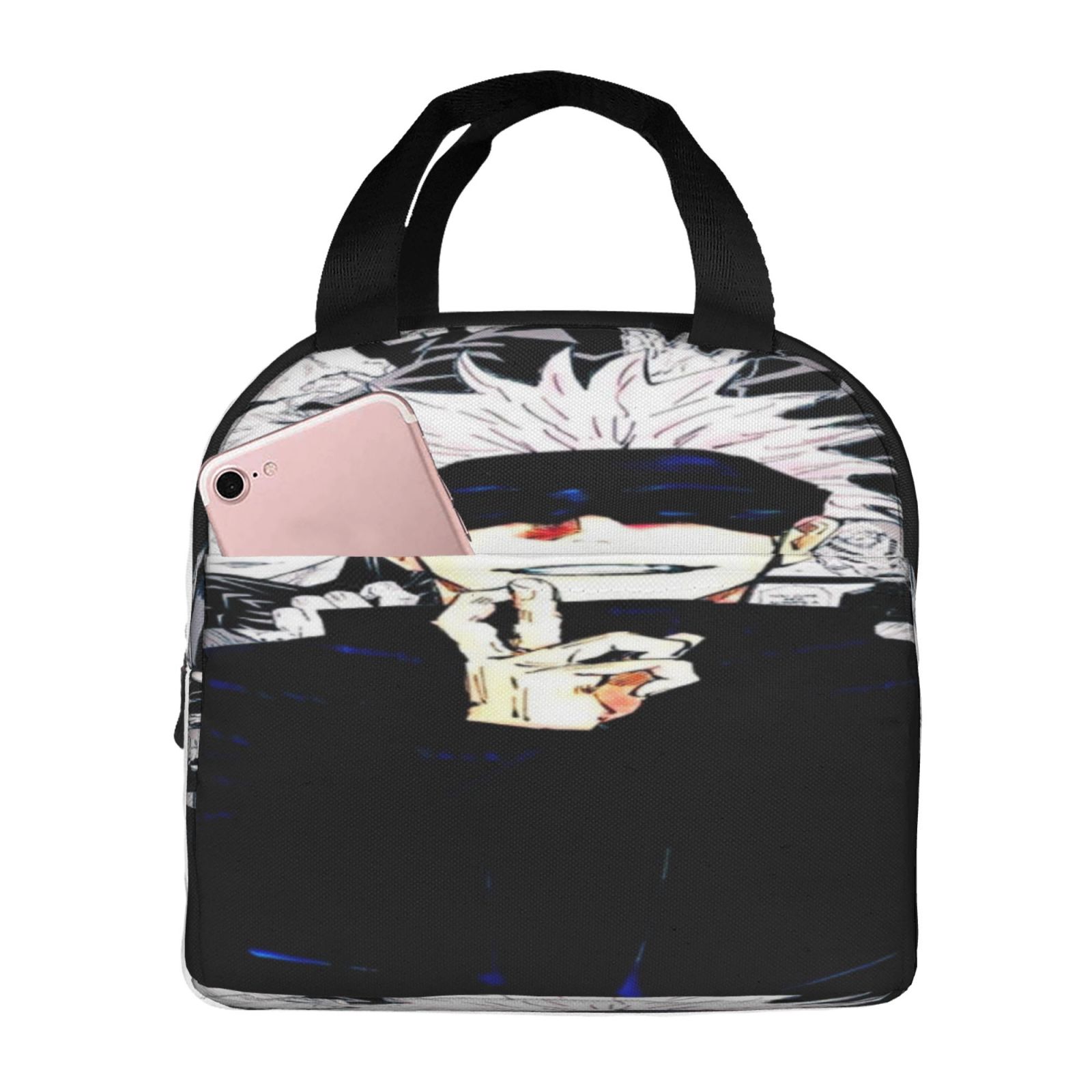 Jujutsu Kaisen Gojo Lunch Bag Cartoon Insulated Box Reusable Thermal ...