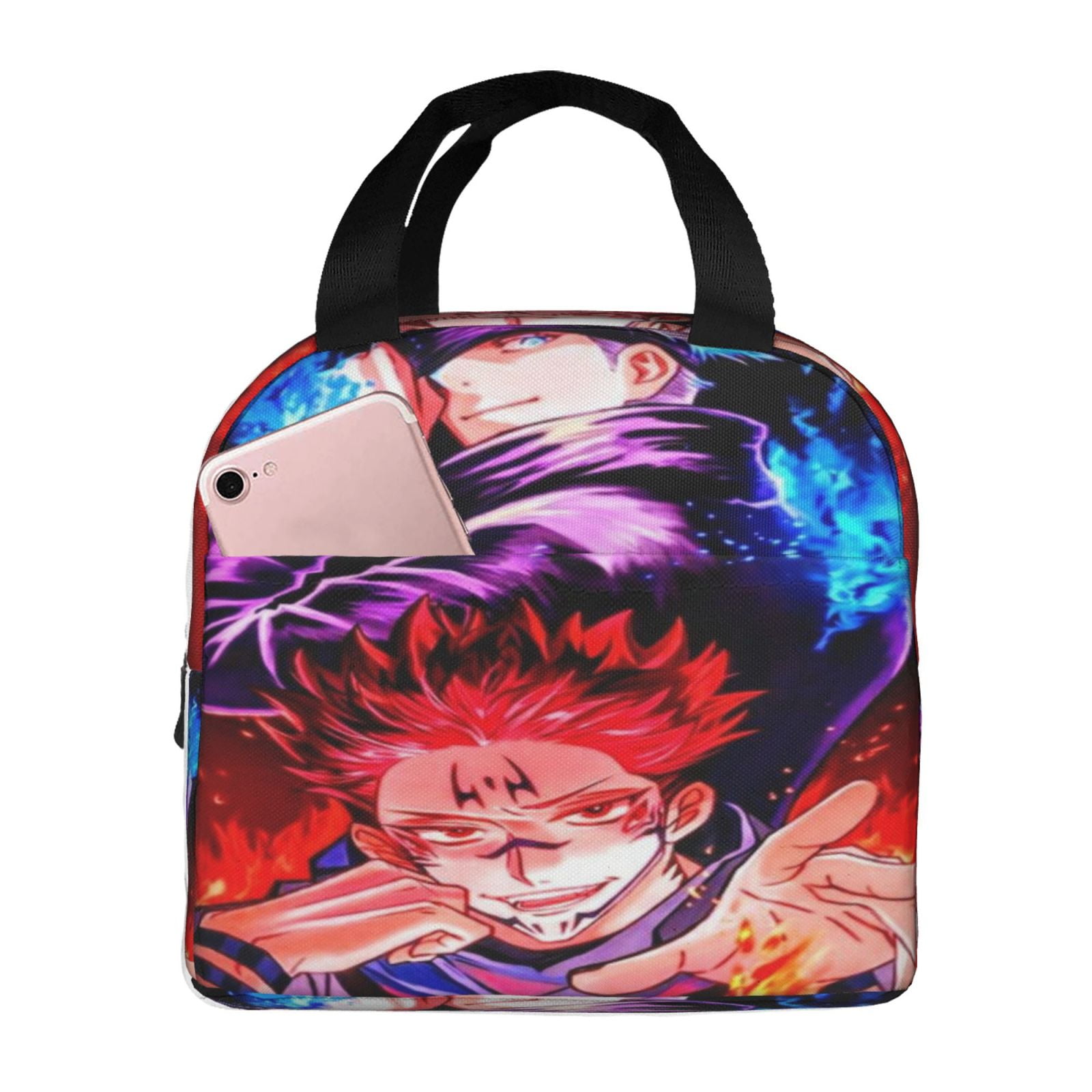 Jujutsu Kaisen Gojo Lunch Bag Cartoon Insulated Box Reusable Thermal ...