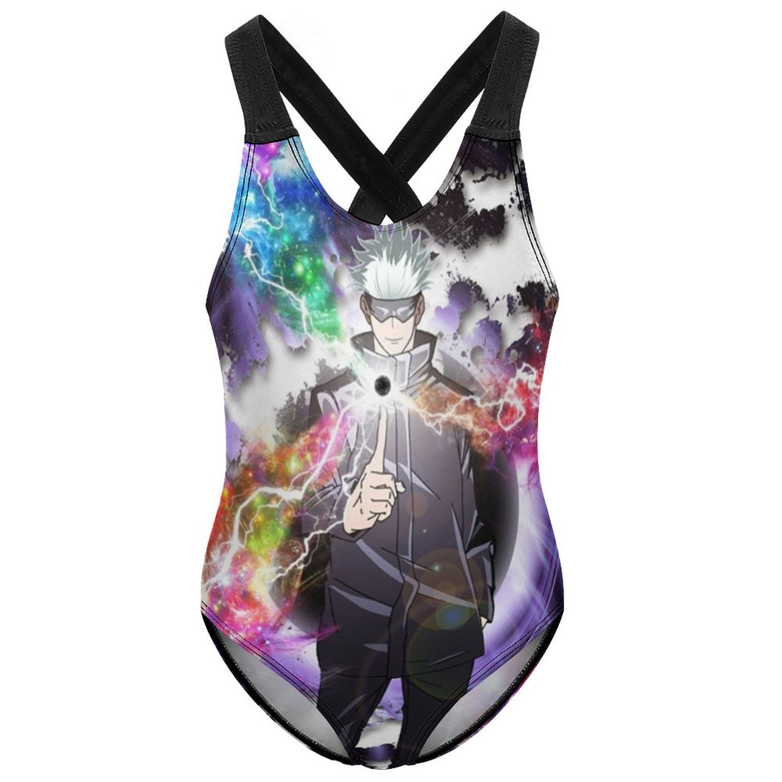Jujutsu Kaisen Gojo One Piece Swimsuits For Girls Quick Dry Swimwear ...