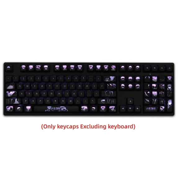 Jujutsu Kaisen Gojo Satoru Anime Keycaps, Shin-Through RGB Keycap Set ...