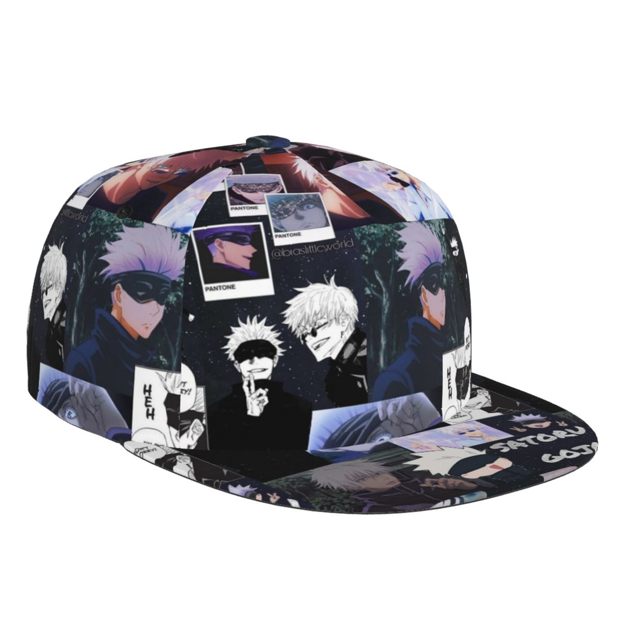 Jujutsu Kaisen Gojo Satoru Brim Bill Baseball Cap Adjustable Snapback ...
