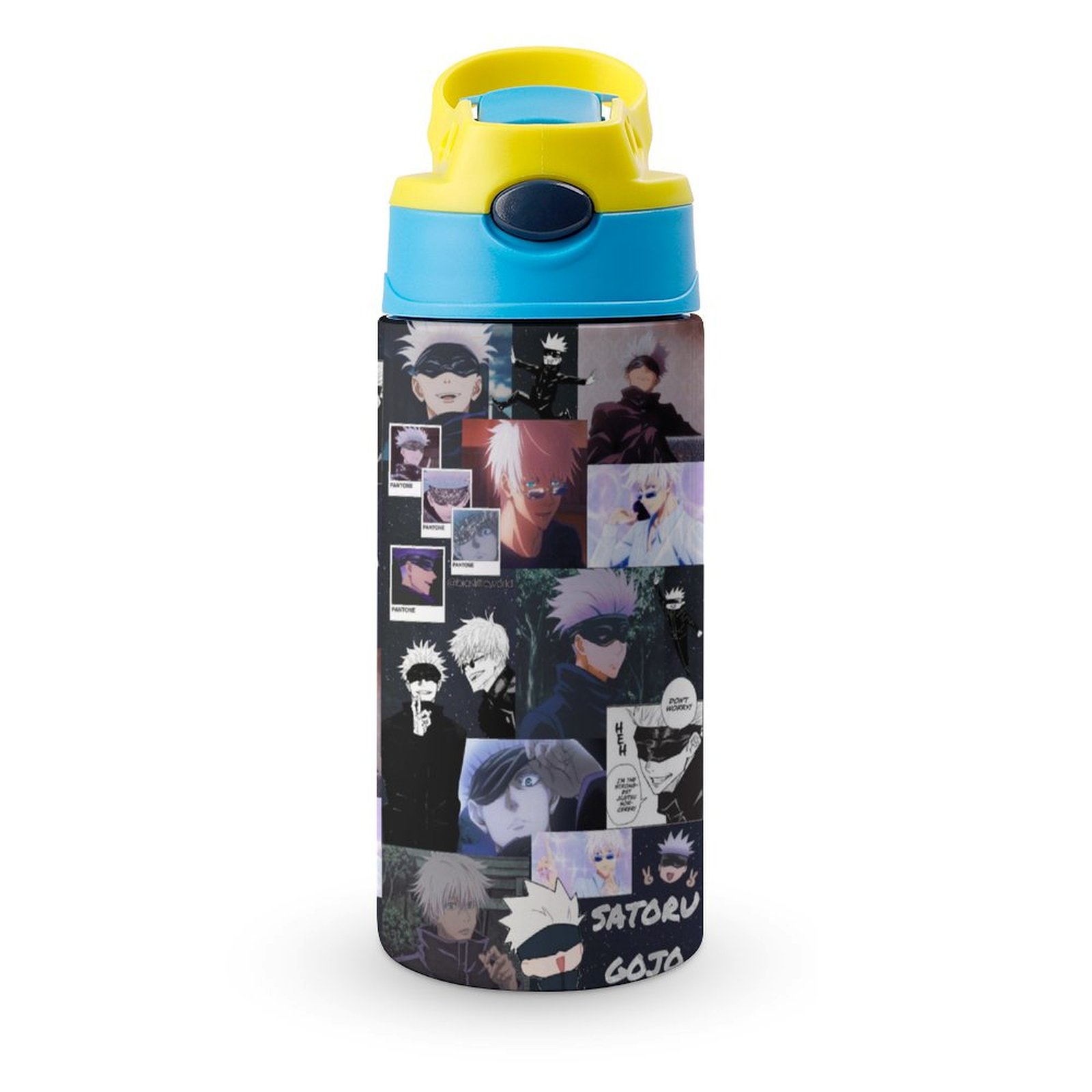 Jujutsu Kaisen Gojo Satoru Children Water Bottle with Straw Vacuum ...