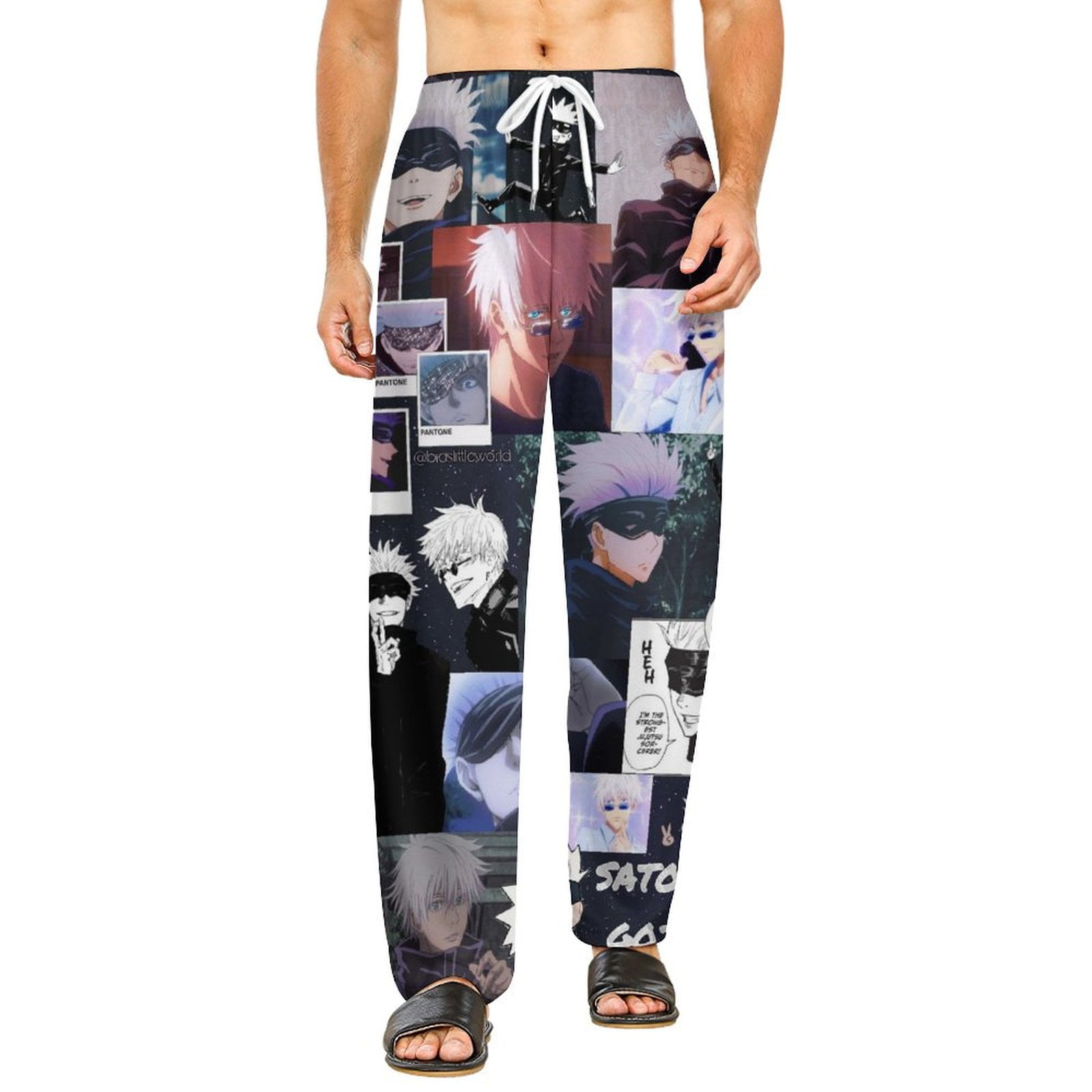 Jujutsu Kaisen Gojo Satoru Pajama Long Pants Sleepwear Sleep Pants for ...