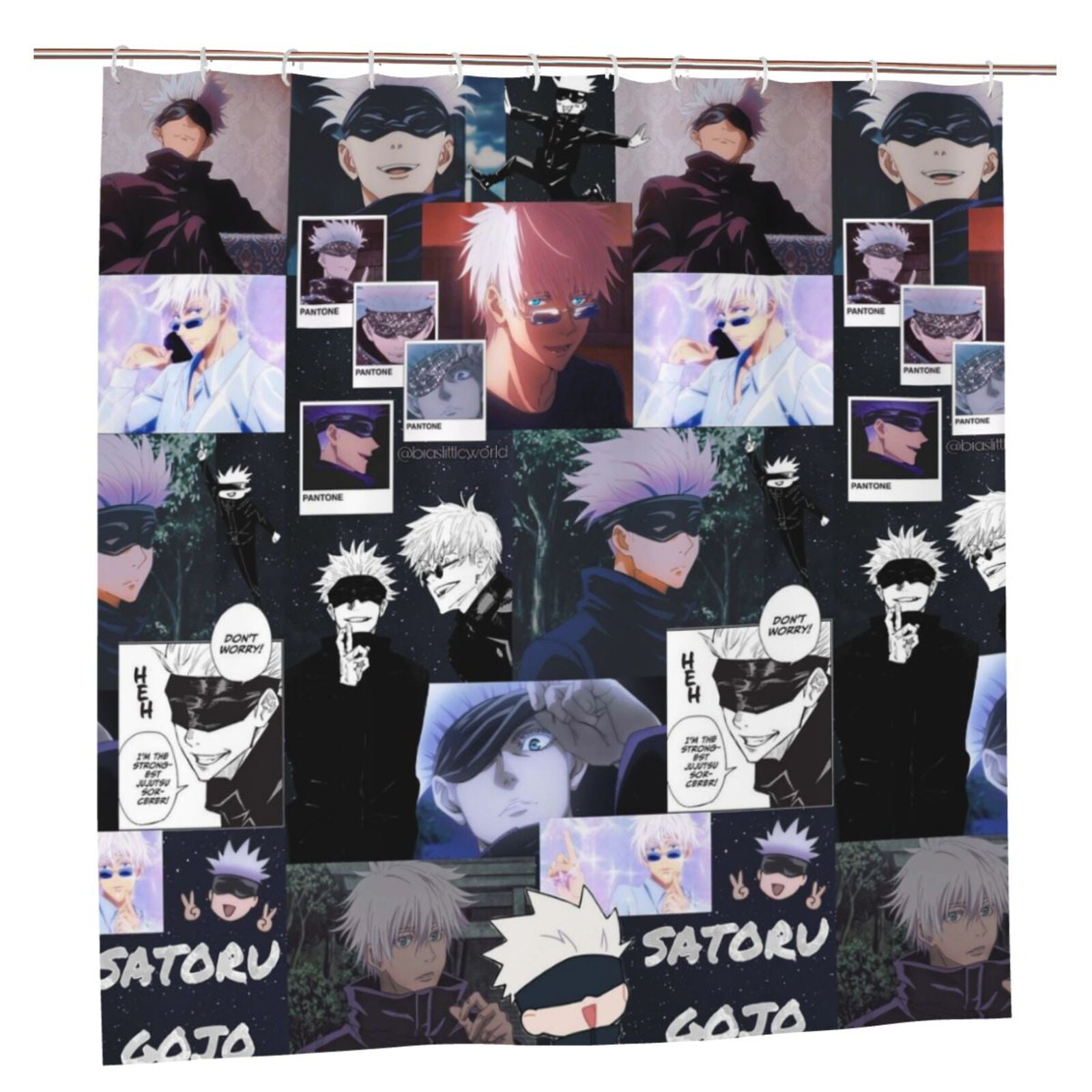 Jujutsu Kaisen Gojo Satoru Shower Curtain 72 x 72 in Bathroom Decor ...