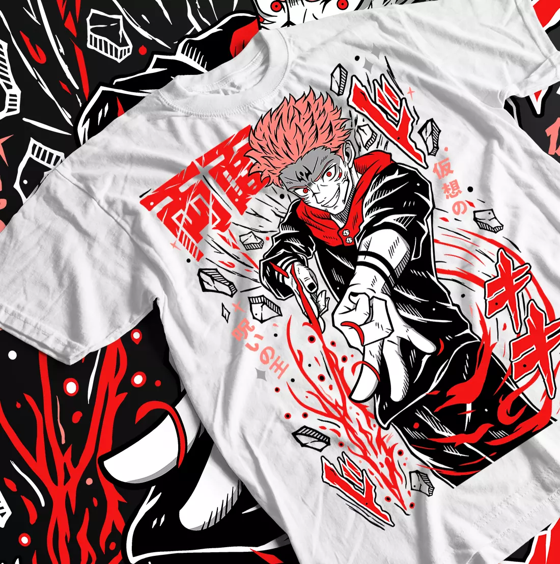 Jujutsu Kaisen Gojo Satoru T-Shirt Megumi Itadori Yuji Sukuna Shirt All Size - Walmart.com