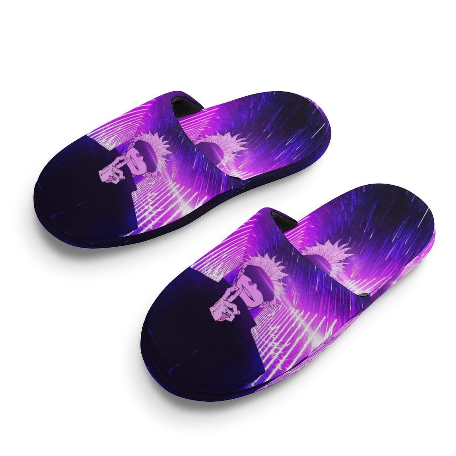 Jujutsu Kaisen Gojo Slippers for Kid Soft Slippers Slip-On Print ...