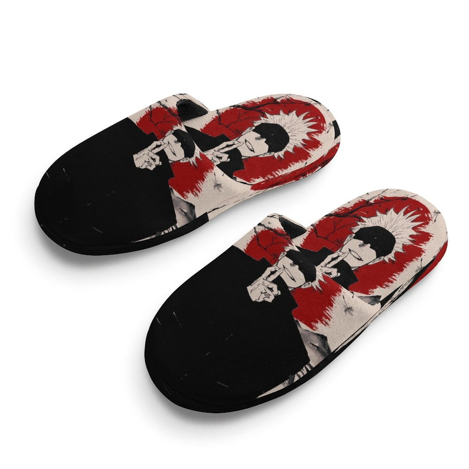 Jujutsu Kaisen Gojo Slippers for Kid Soft Slippers Slip-On Print ...