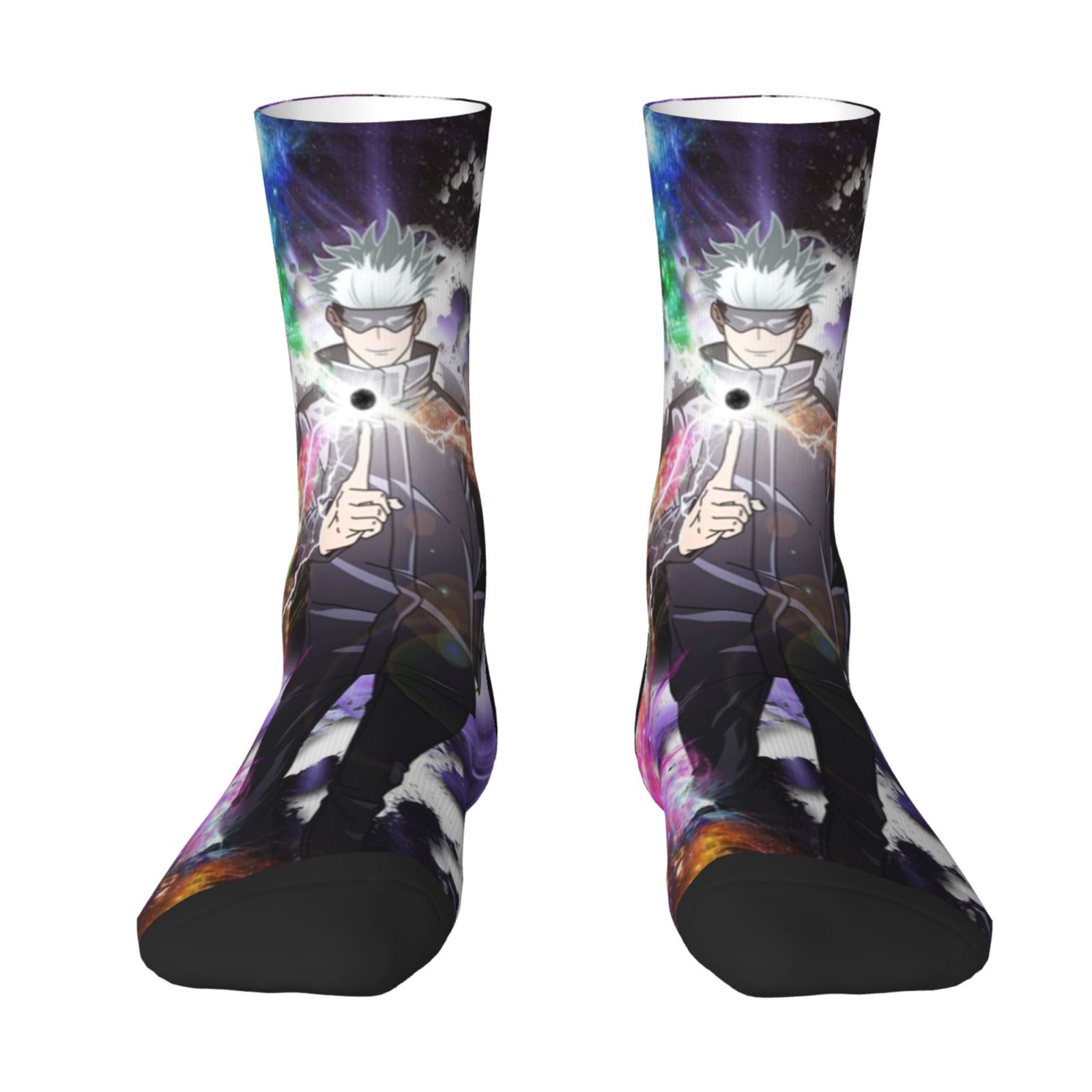 Jujutsu Kaisen Gojo Socks for Men Women Boys Girls, Cartoon Long Socks ...