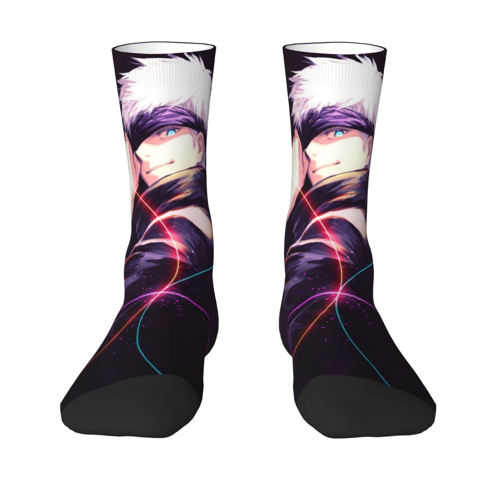Jujutsu Kaisen Gojo Socks for Men Women Boys Girls, Cartoon Long Socks ...