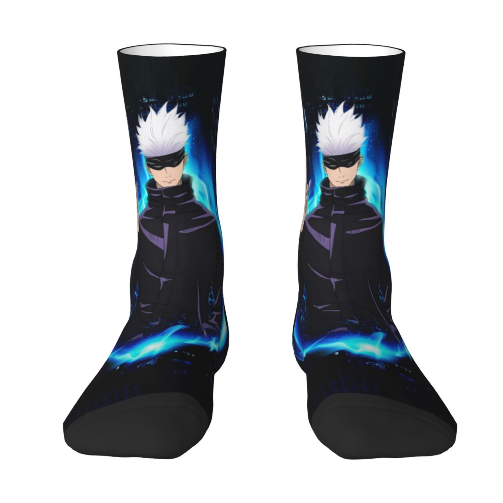 Jujutsu Kaisen Gojo Socks for Men Women Boys Girls, Cartoon Long Socks ...