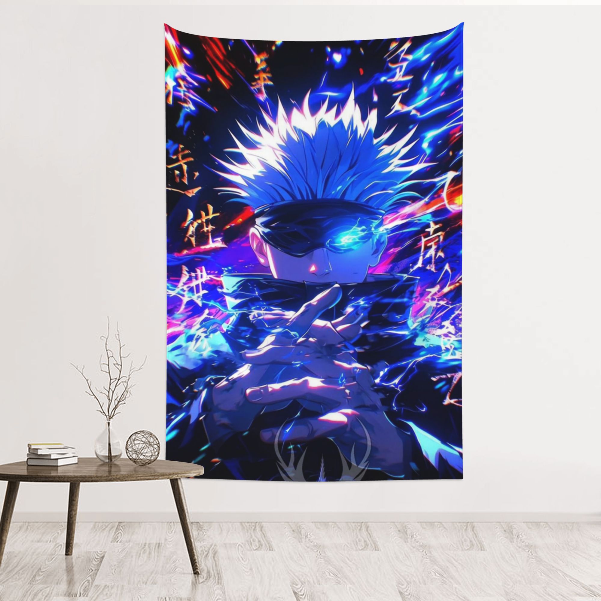Jujutsu Kaisen Gojo Tapestry Banner 60 X 40 inch Decor Art Tablecloth ...