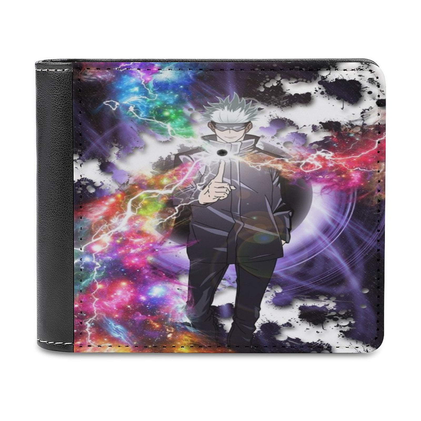 Jujutsu Kaisen Gojo Wallet Billfold Card Holder Bifold Wallet Purse PU ...