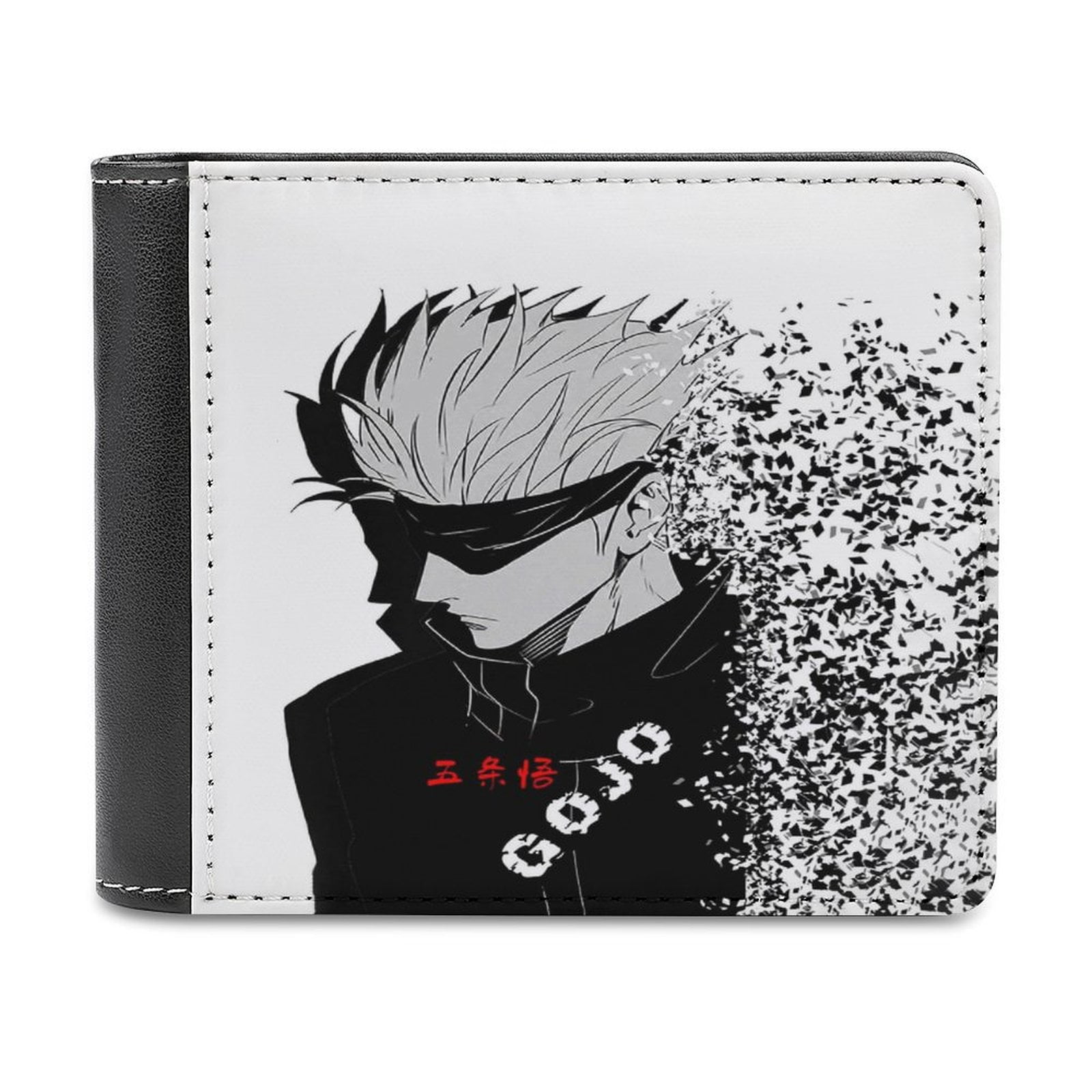 Jujutsu Kaisen Gojo Wallet Billfold Card Holder Bifold Wallet Purse PU ...