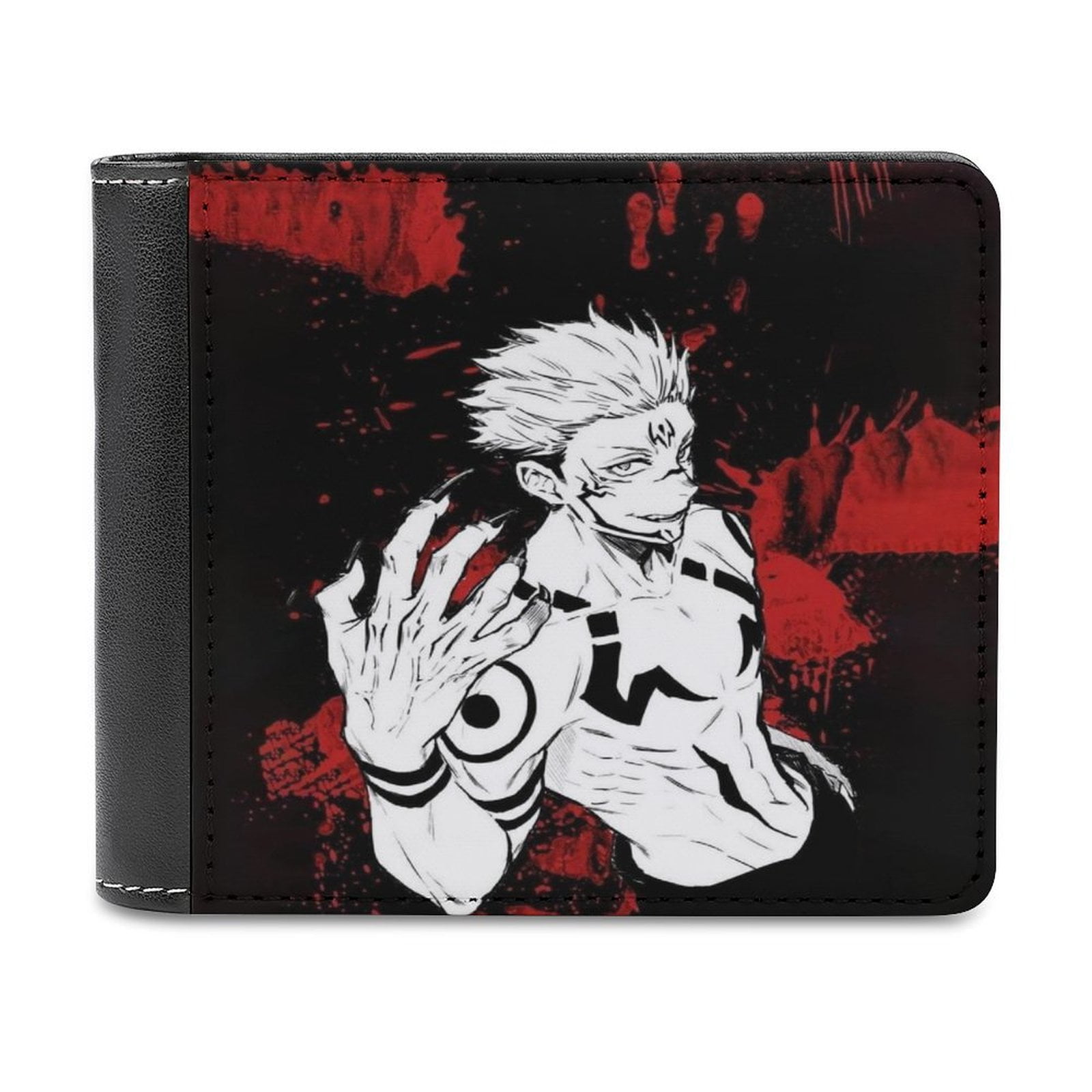 Jujutsu Kaisen Gojo Wallet Billfold Card Holder Bifold Wallet Purse PU ...