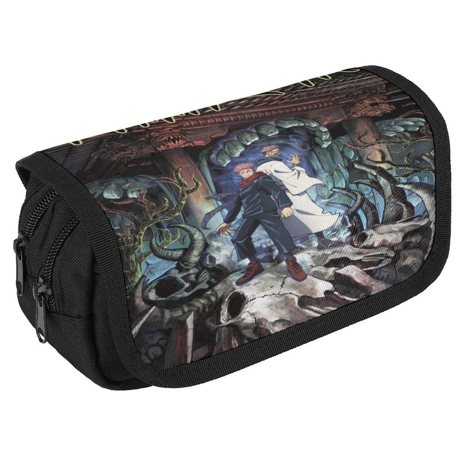 Jujutsu Kaisen Large Pencil Case, Durable Pencil Pouch with Big ...