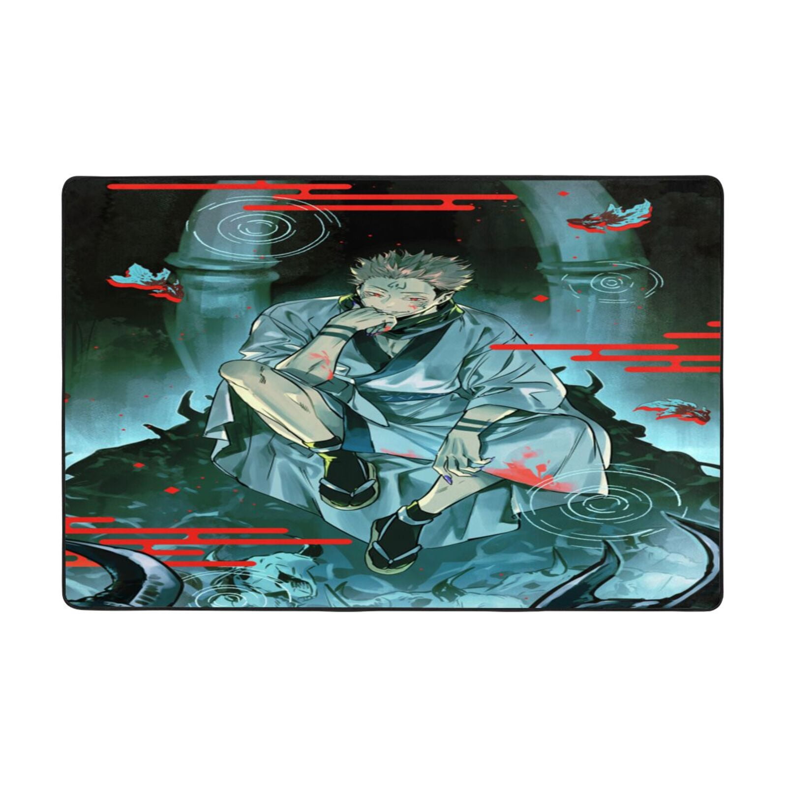 Jujutsu Kaisen Large Rug Anime Flannel Door Mat Bathroom Rugs Kitchen ...