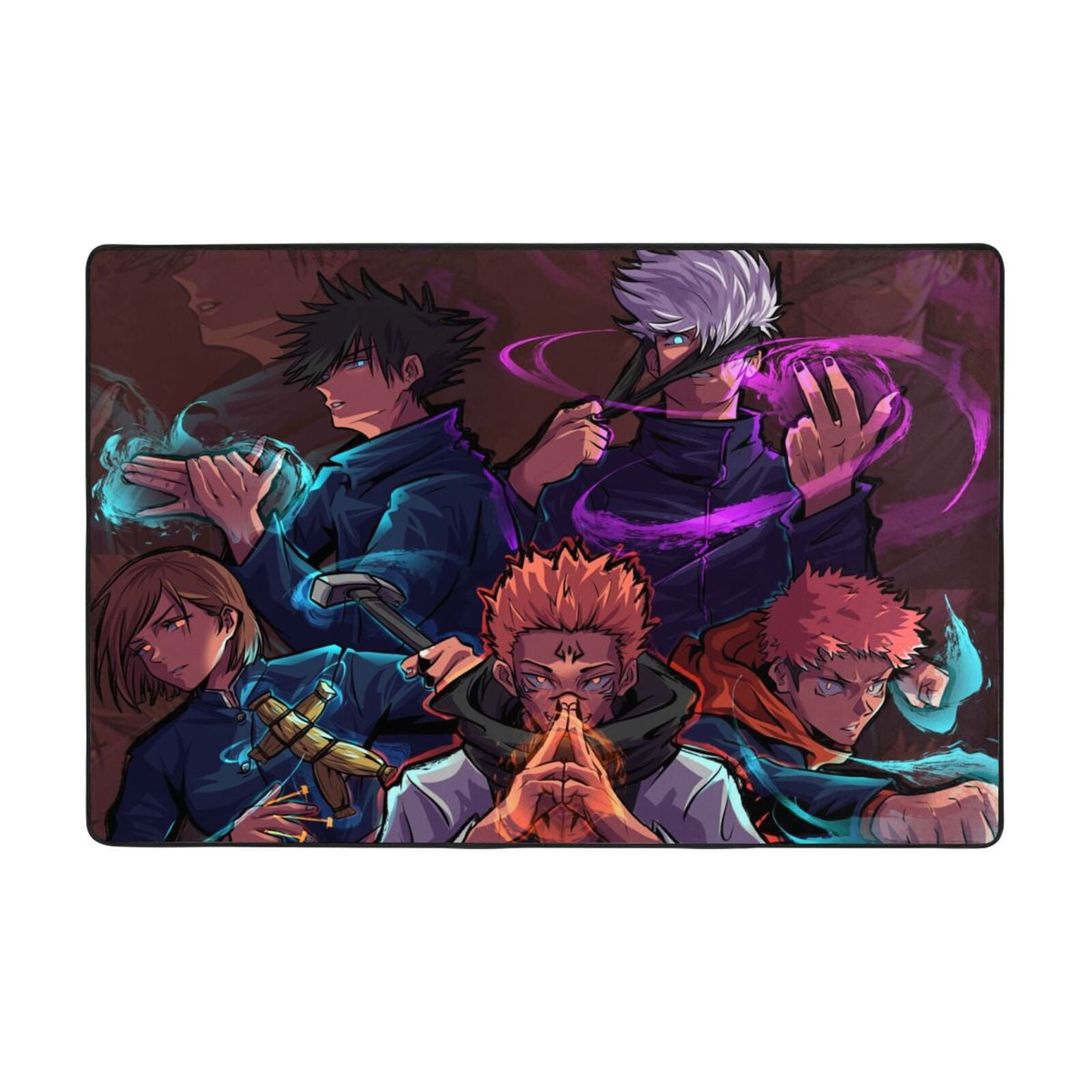Jujutsu Kaisen Large Rug Anime Flannel Door Mat Bathroom Rugs Kitchen ...