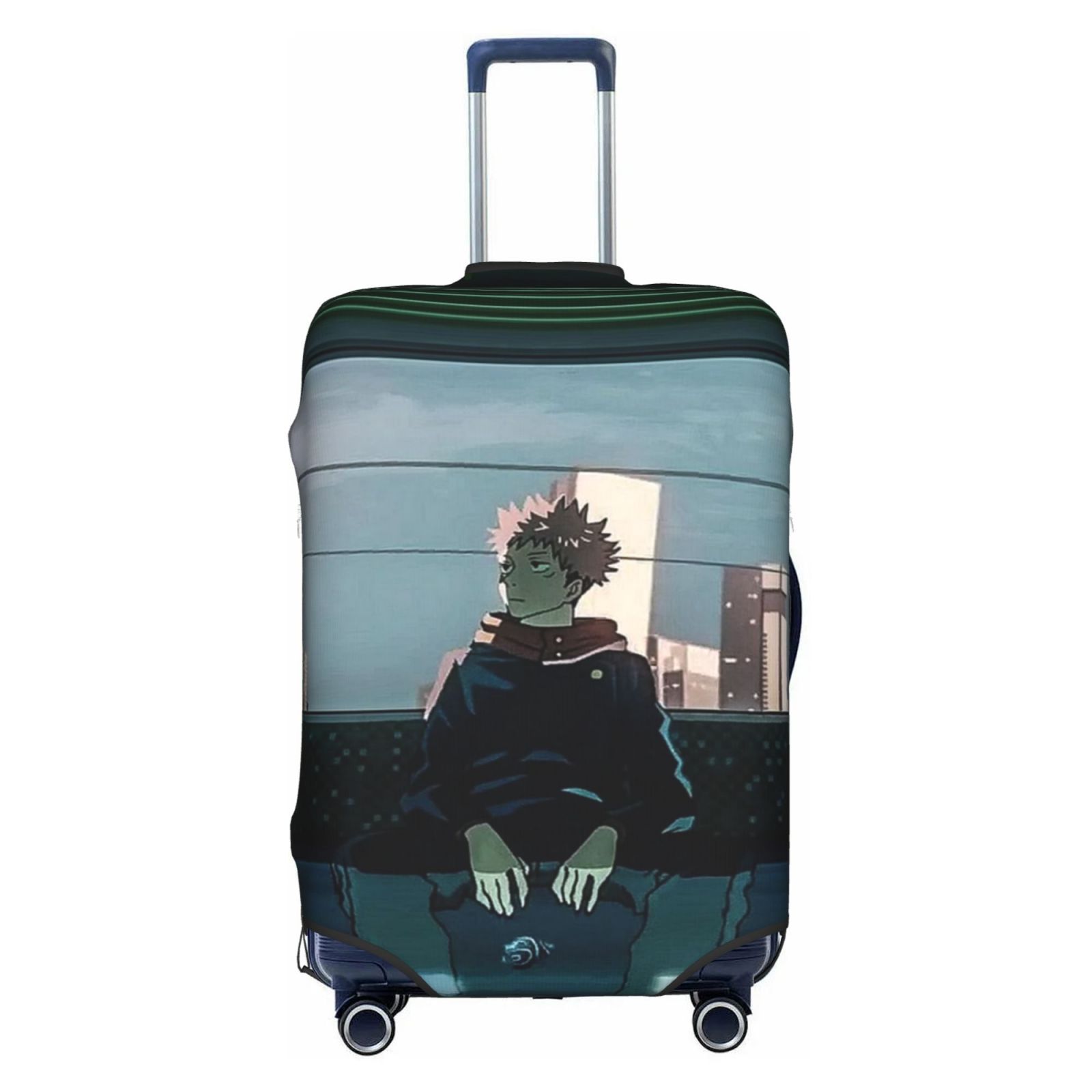 Jujutsu Kaisen Luggage Suitcase Cover Protector Luggage Washable Covers ...