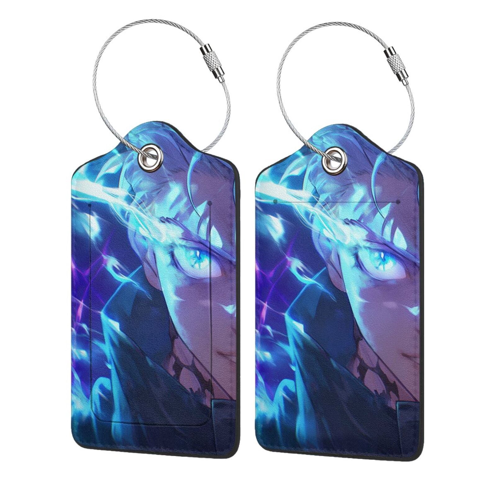 Jujutsu Kaisen Luggage Tags With Stainless Steel Ring For Suitcases, Pu ...