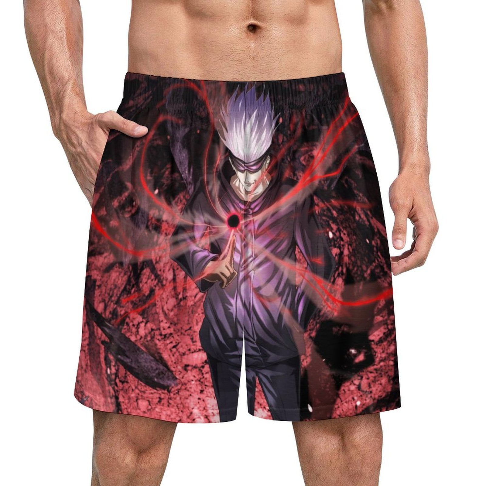 Jujutsu Kaisen Men's Sleepwear Shorts Pajama Bottom Lounge Sleep Pajama ...