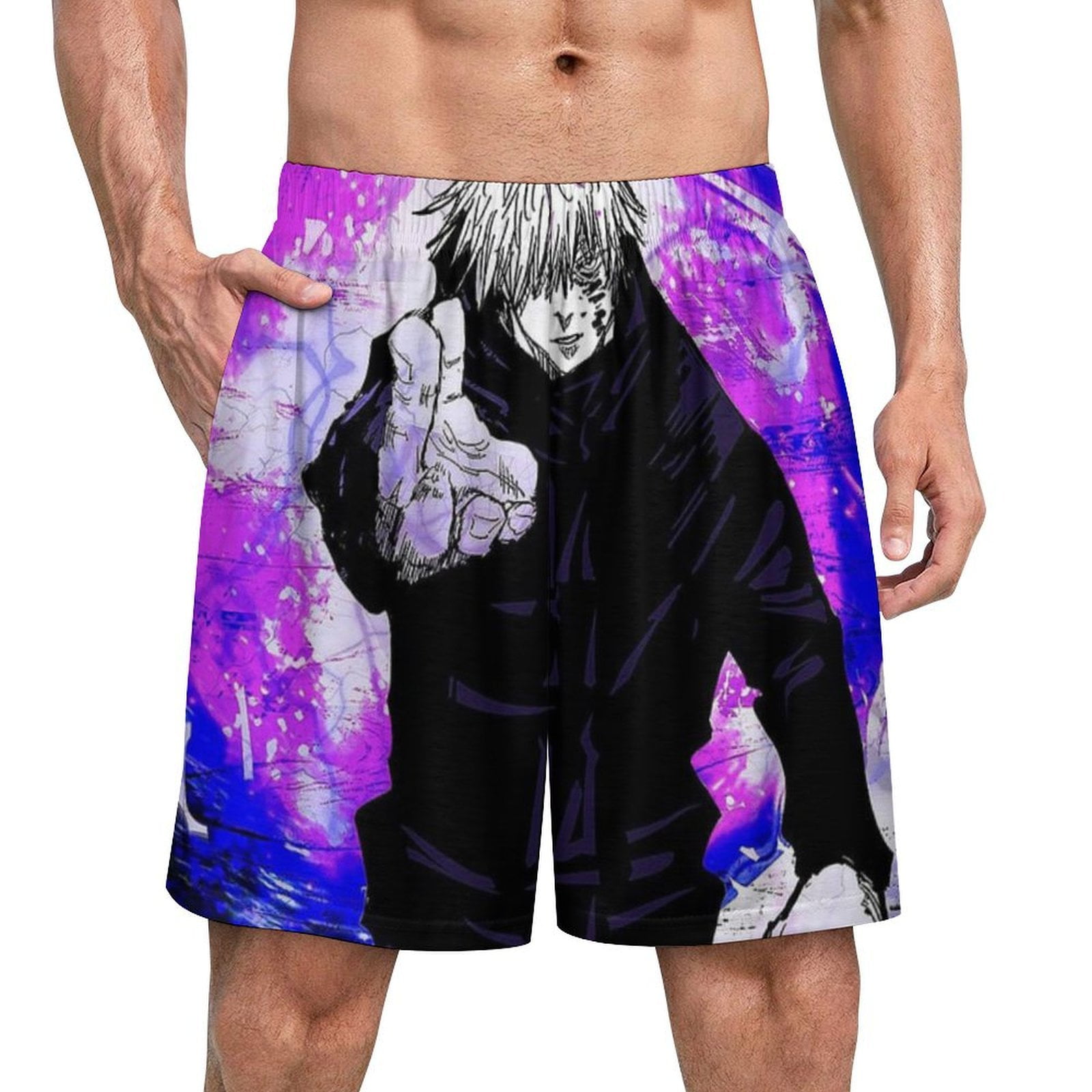 Jujutsu Kaisen Men's Sleepwear Shorts Pajama Bottom Lounge Sleep Pajama ...