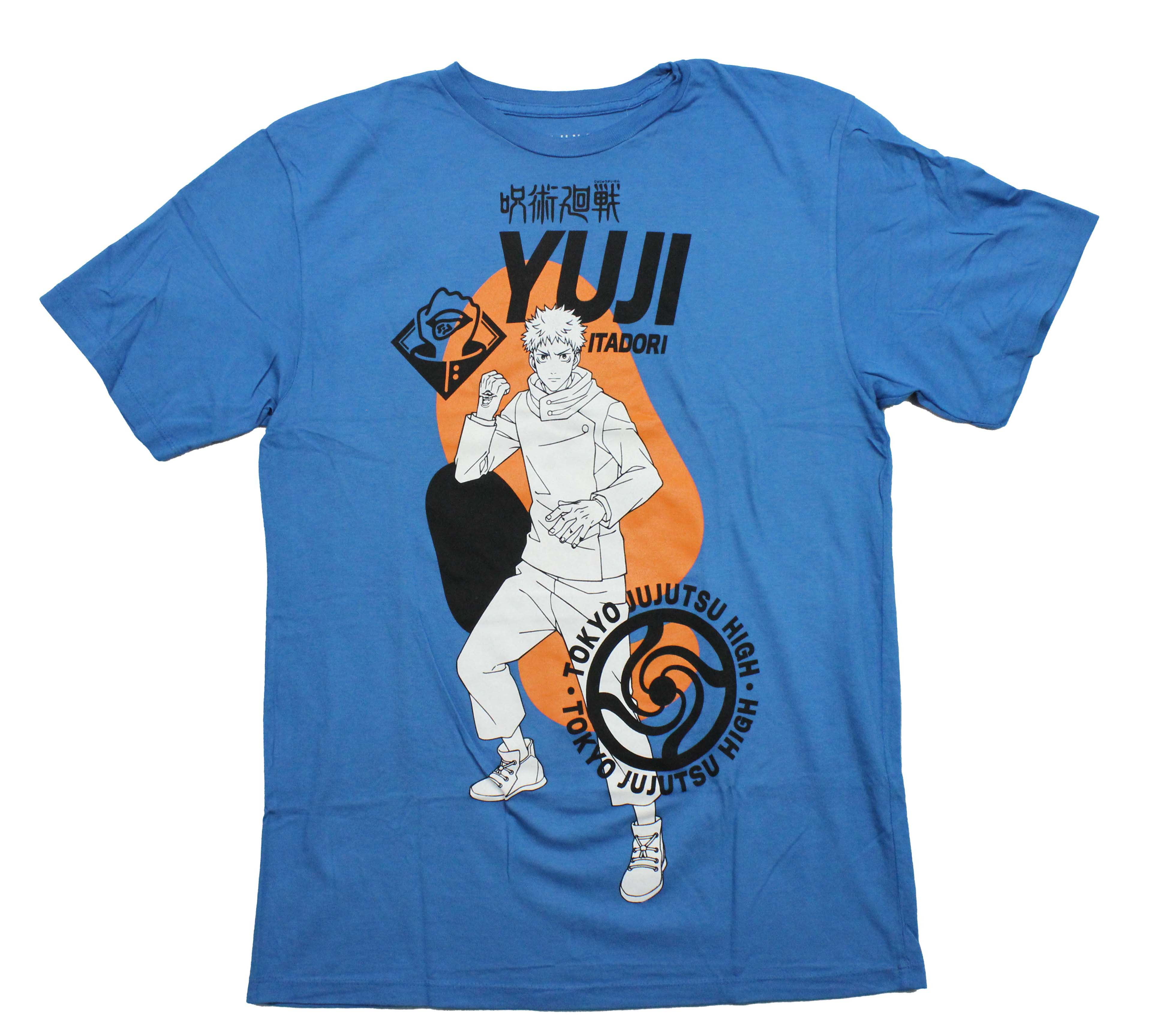 Jujutsu Kaisen Mens T-Shirt - Yuji Itadori Striking Stance (Small ...