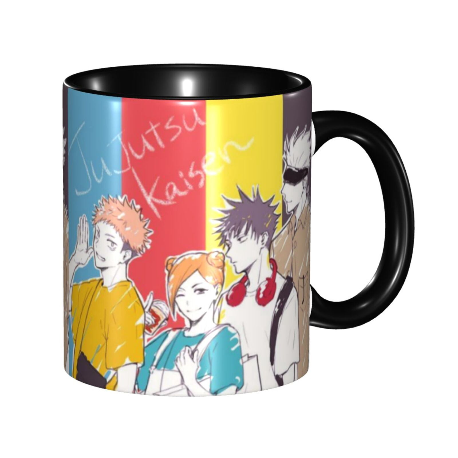 Jujutsu Kaisen Mug Cartoon Coffee Ceramic Anime Cup with Handle for ...
