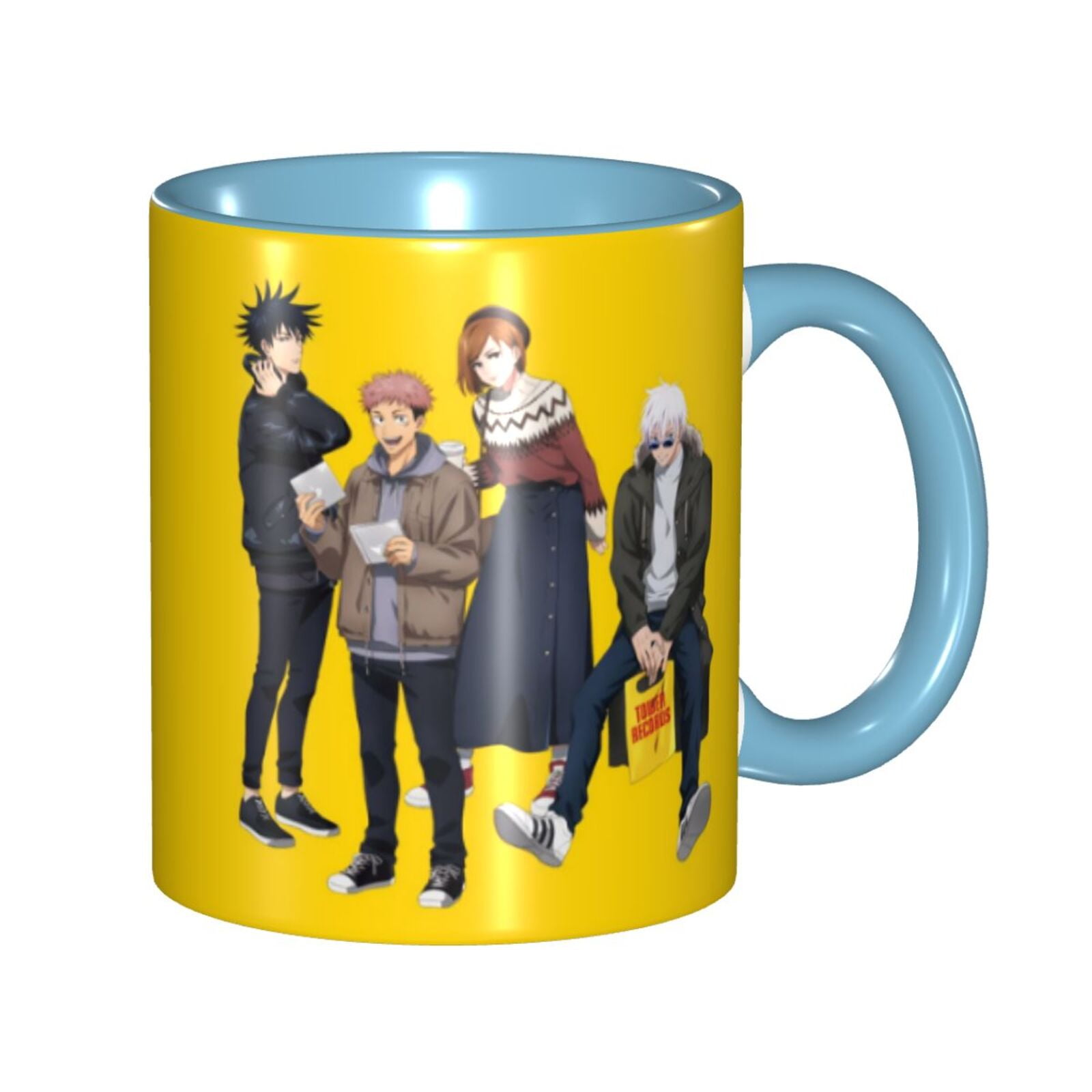 Jujutsu Kaisen Mug Cartoon Coffee Ceramic Anime Cup with Handle for ...