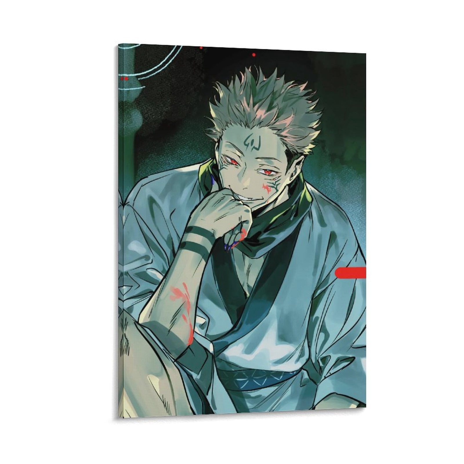 Jujutsu Kaisen Poster, Anime Wall Canvas Hanging Art for Dorm Bedroom ...