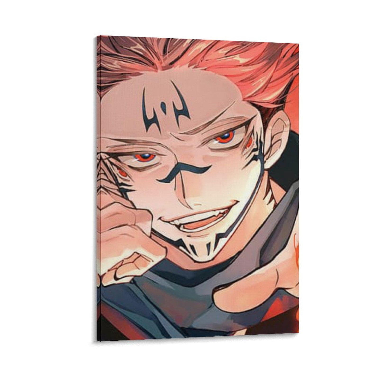 Jujutsu Kaisen Poster, Anime Wall Canvas Hanging Art for Dorm Bedroom ...