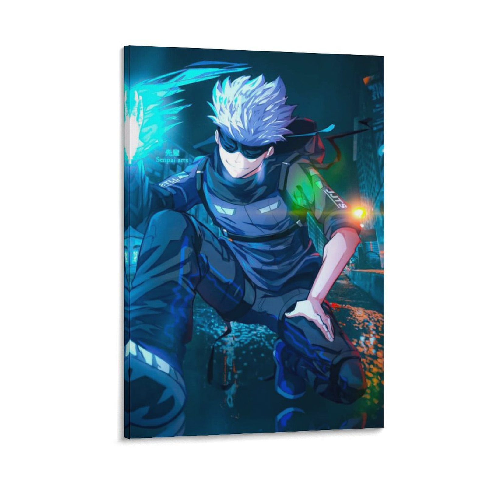 Jujutsu Kaisen Poster, Anime Wall Canvas Hanging Art for Dorm Bedroom ...