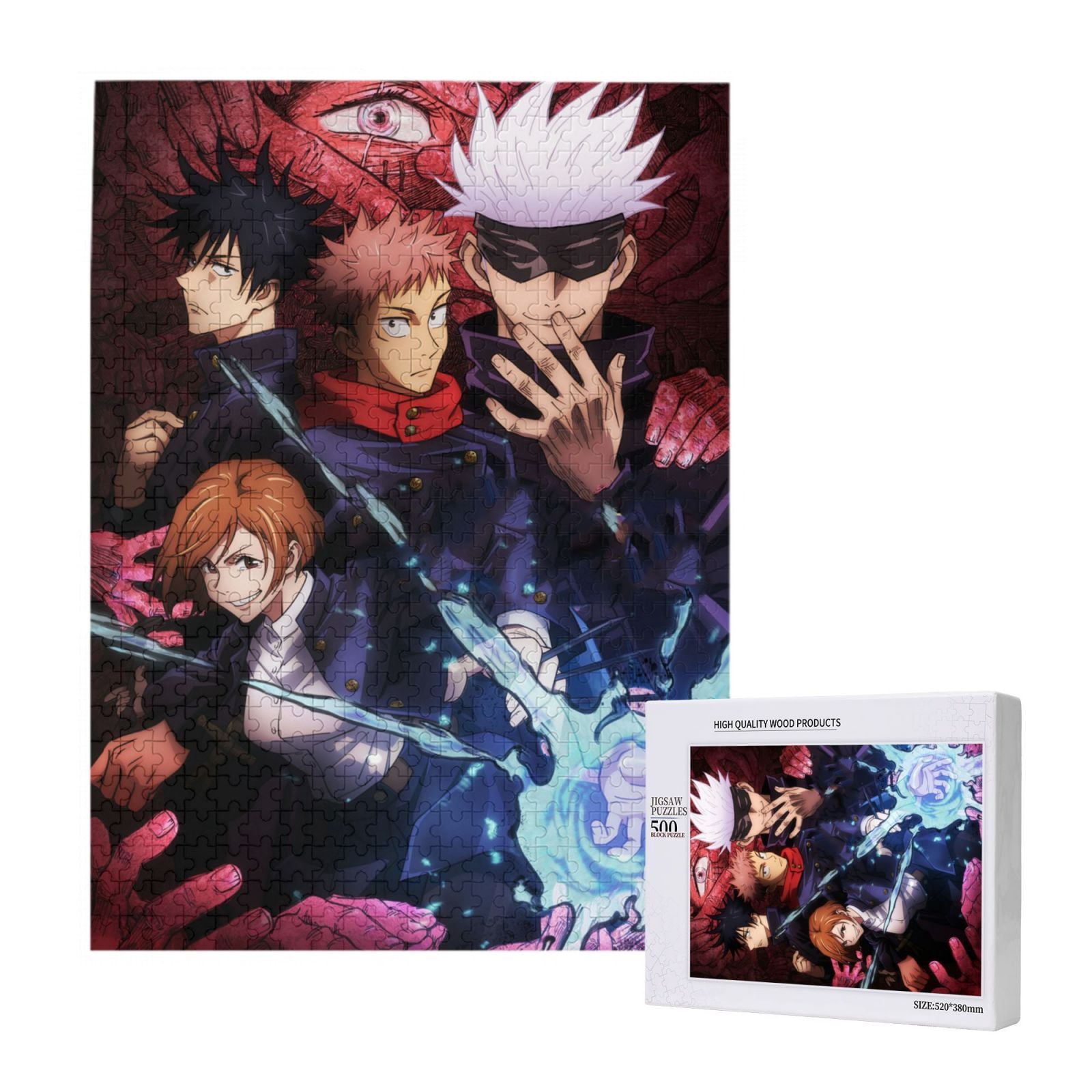 Jujutsu Kaisen Poster Wooden Jigsaw Puzzles Accessories Intellectual ...