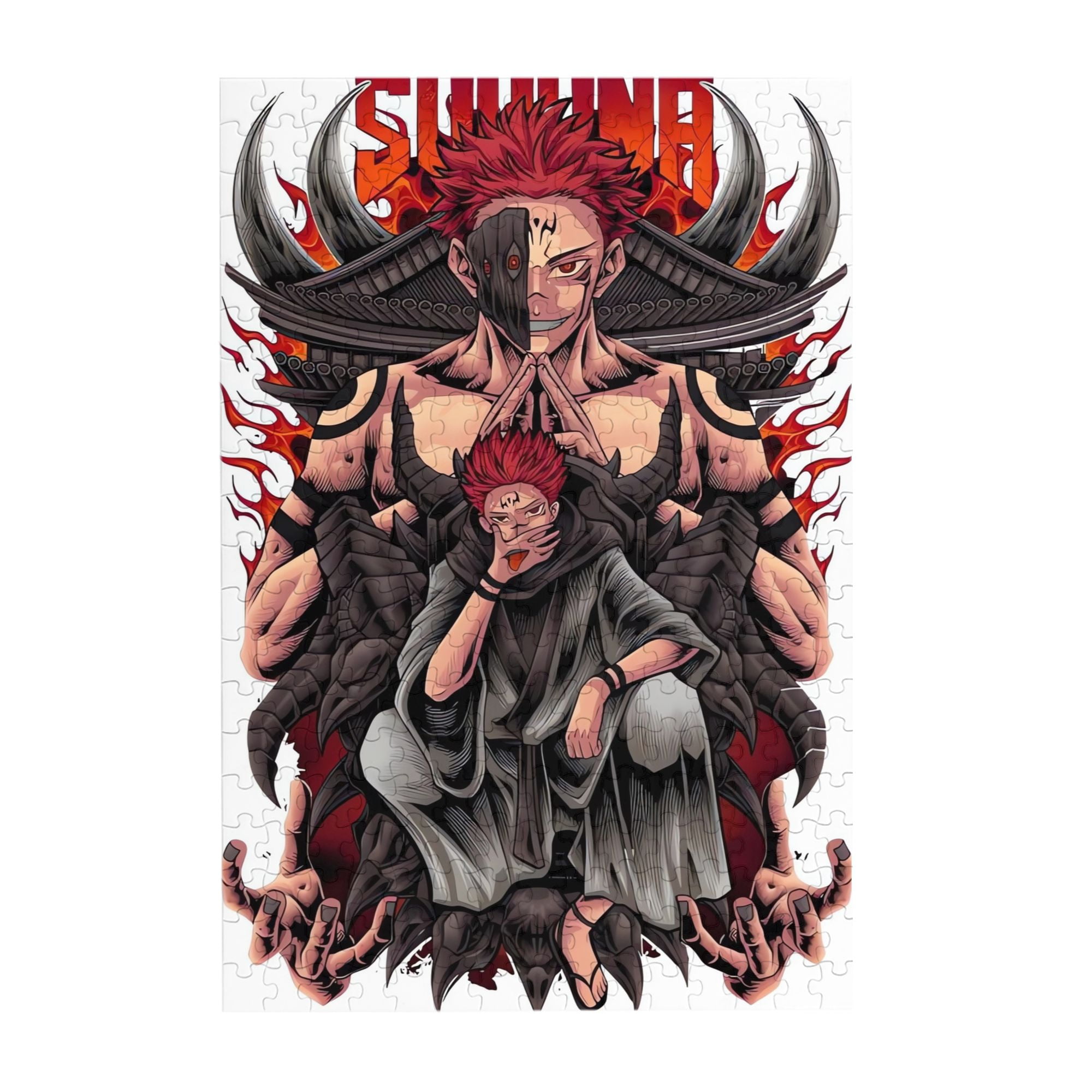 Jujutsu Kaisen Ryomen Sukuna 300 Piece Puzzles,Wooden Jigsaw Puzzle ...