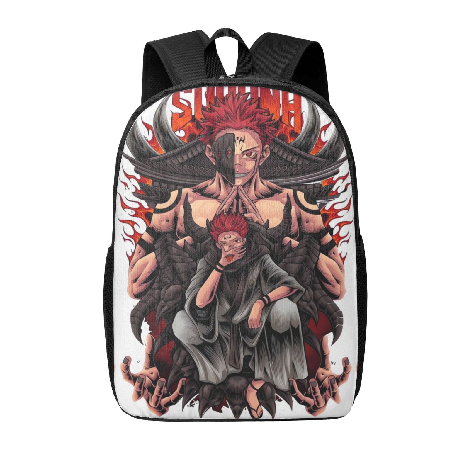 Jujutsu Kaisen Ryomen Sukuna Backpack 17 Inch Large Capacity Casual ...