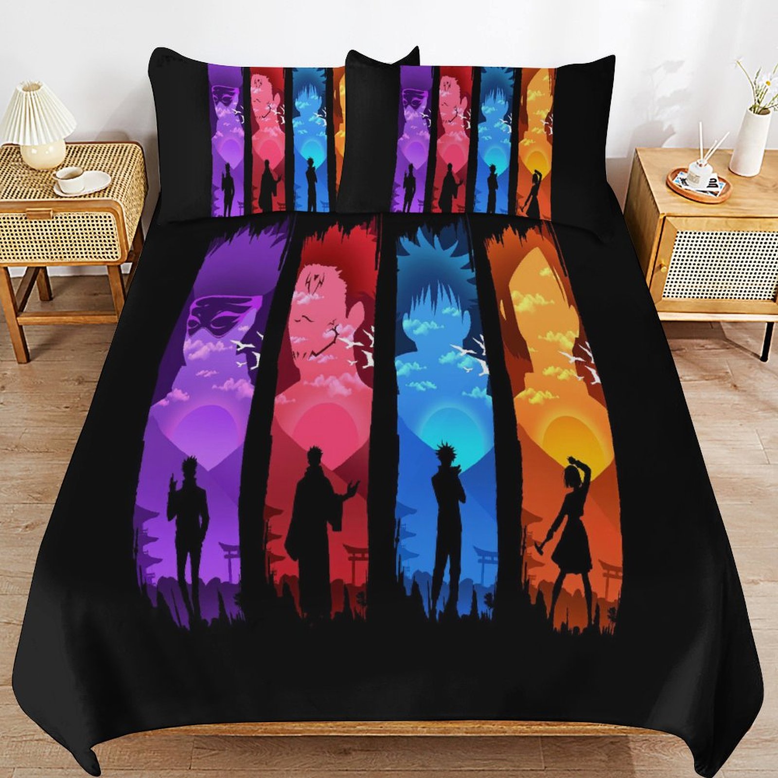 Jujutsu Kaisen Ryomen Sukuna Bed Duvet Cover Microfiber Bedding Sets 3D ...