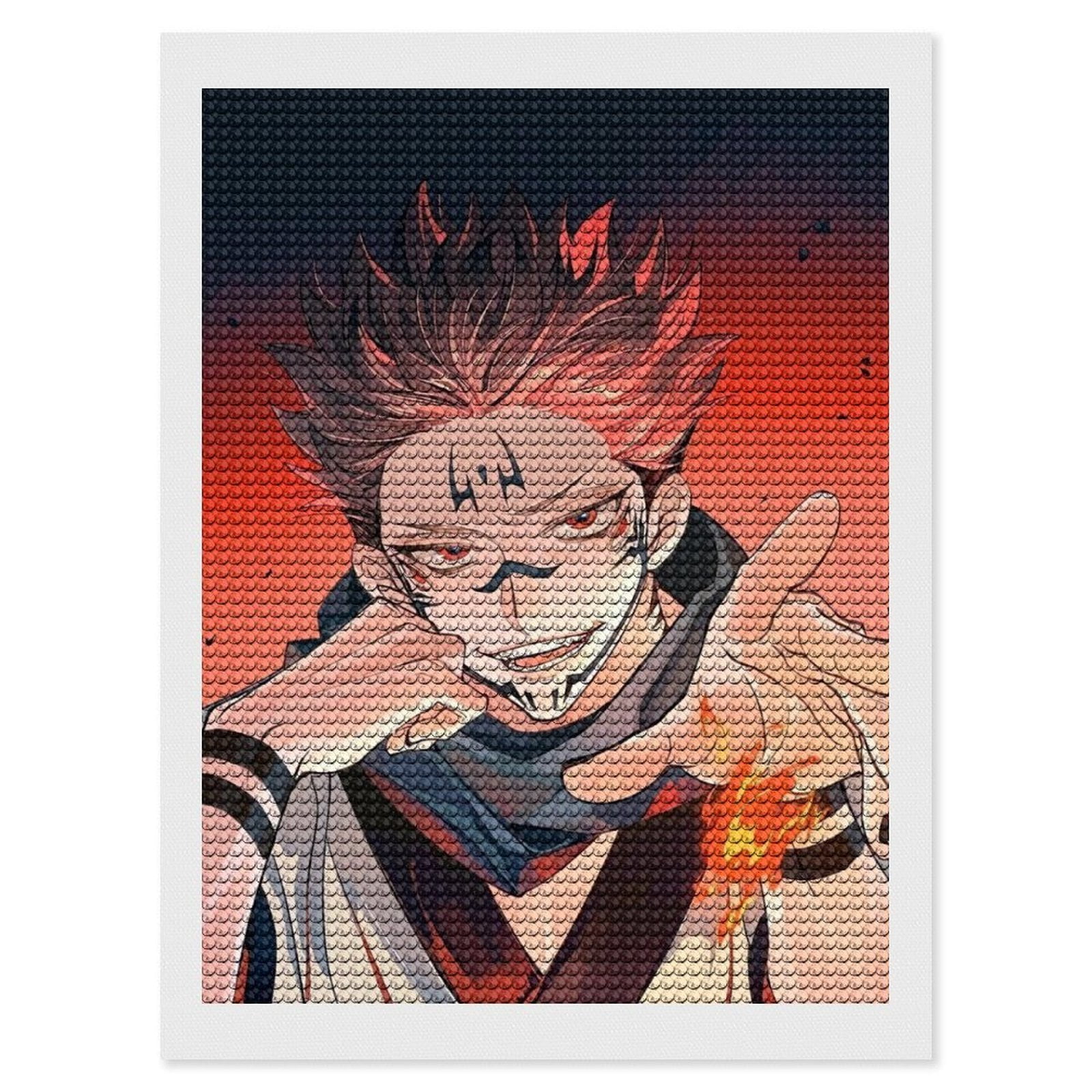 Jujutsu Kaisen Ryomen Sukuna Diamond Art Kits for Adults 5D Diamond Art ...