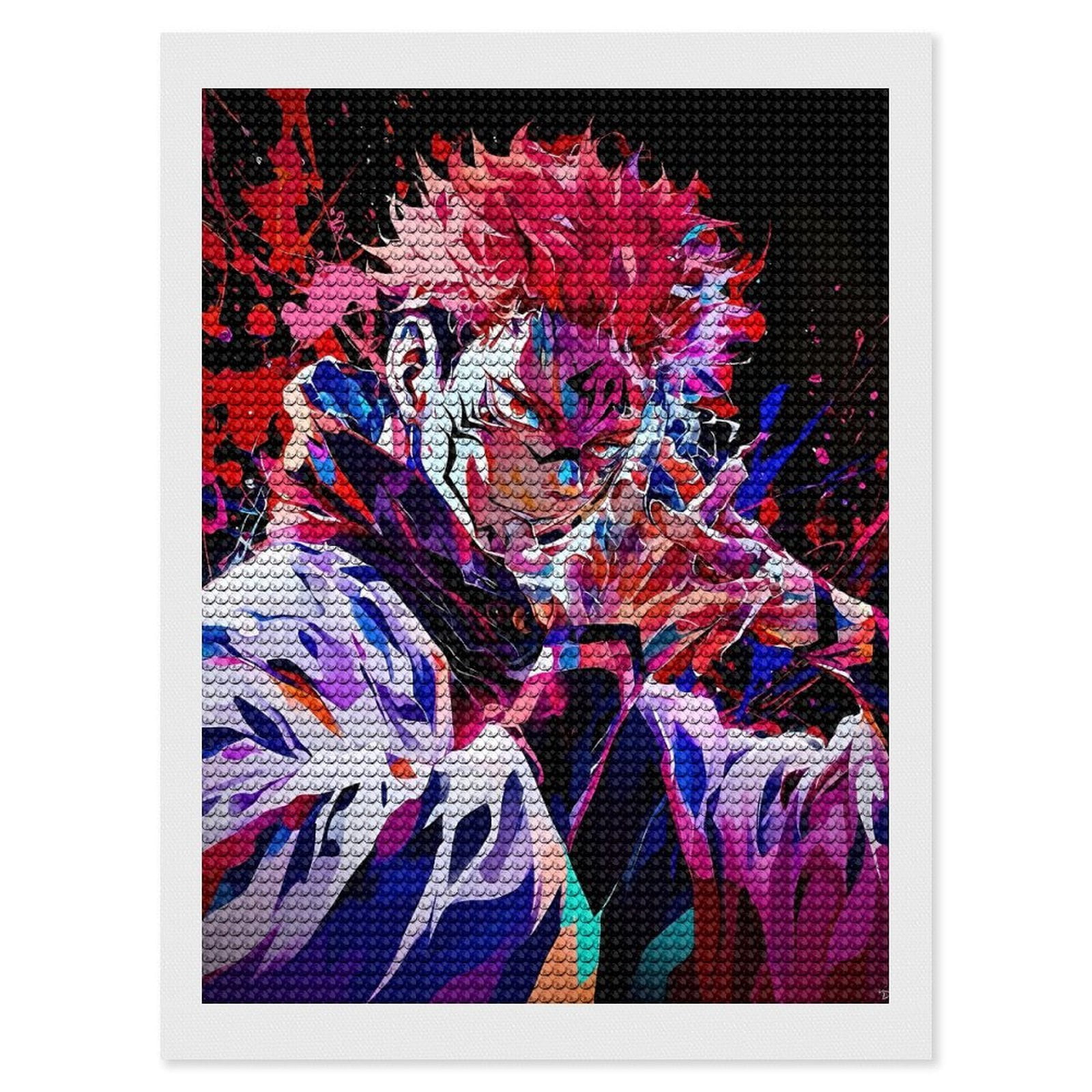 Jujutsu Kaisen Ryomen Sukuna Diamond Art Kits for Adults 5D Diamond Art ...