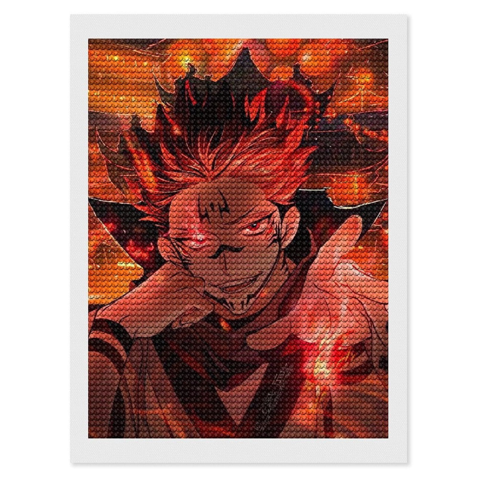Jujutsu Kaisen Ryomen Sukuna Diamond Art Kits for Adults 5D Diamond Art ...