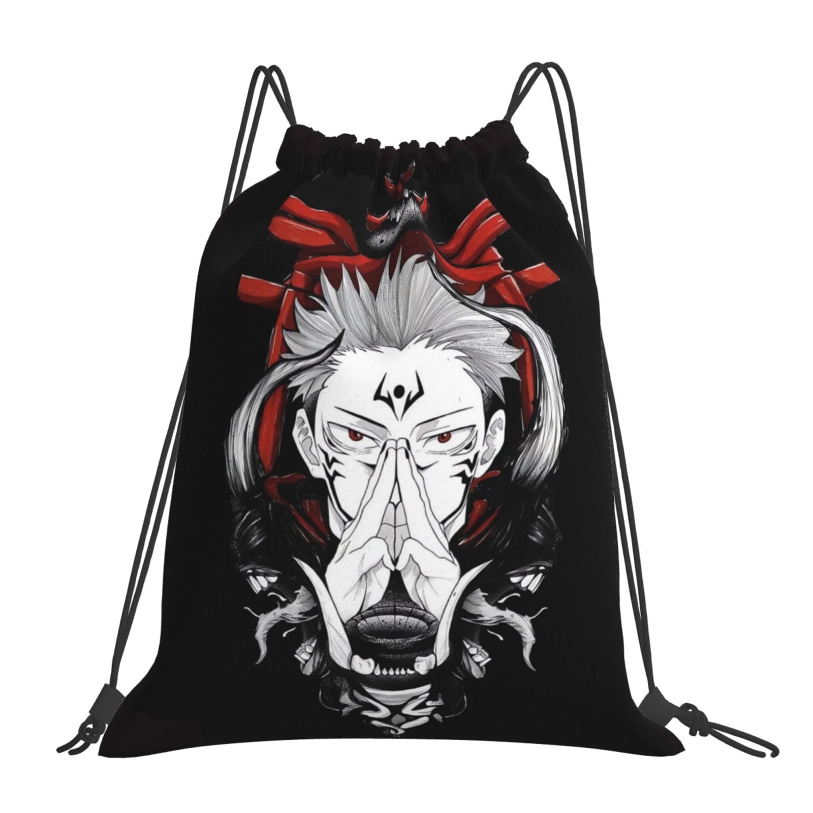 Jujutsu Kaisen Ryomen Sukuna Drawstring Backpack Sport Gym Bag For Yoga ...