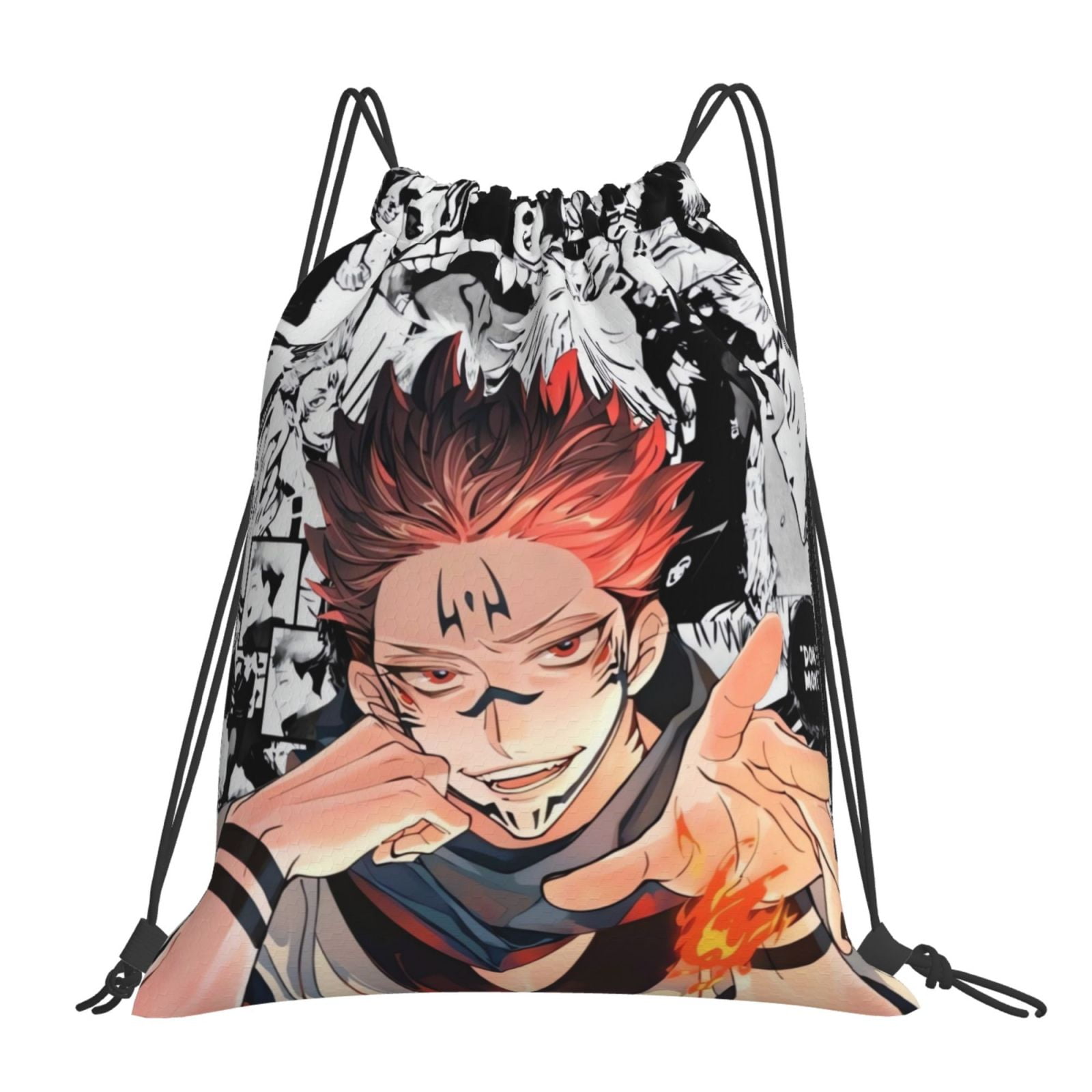 Jujutsu Kaisen Ryomen Sukuna Drawstring Backpack Sport Gym Bag For Yoga ...