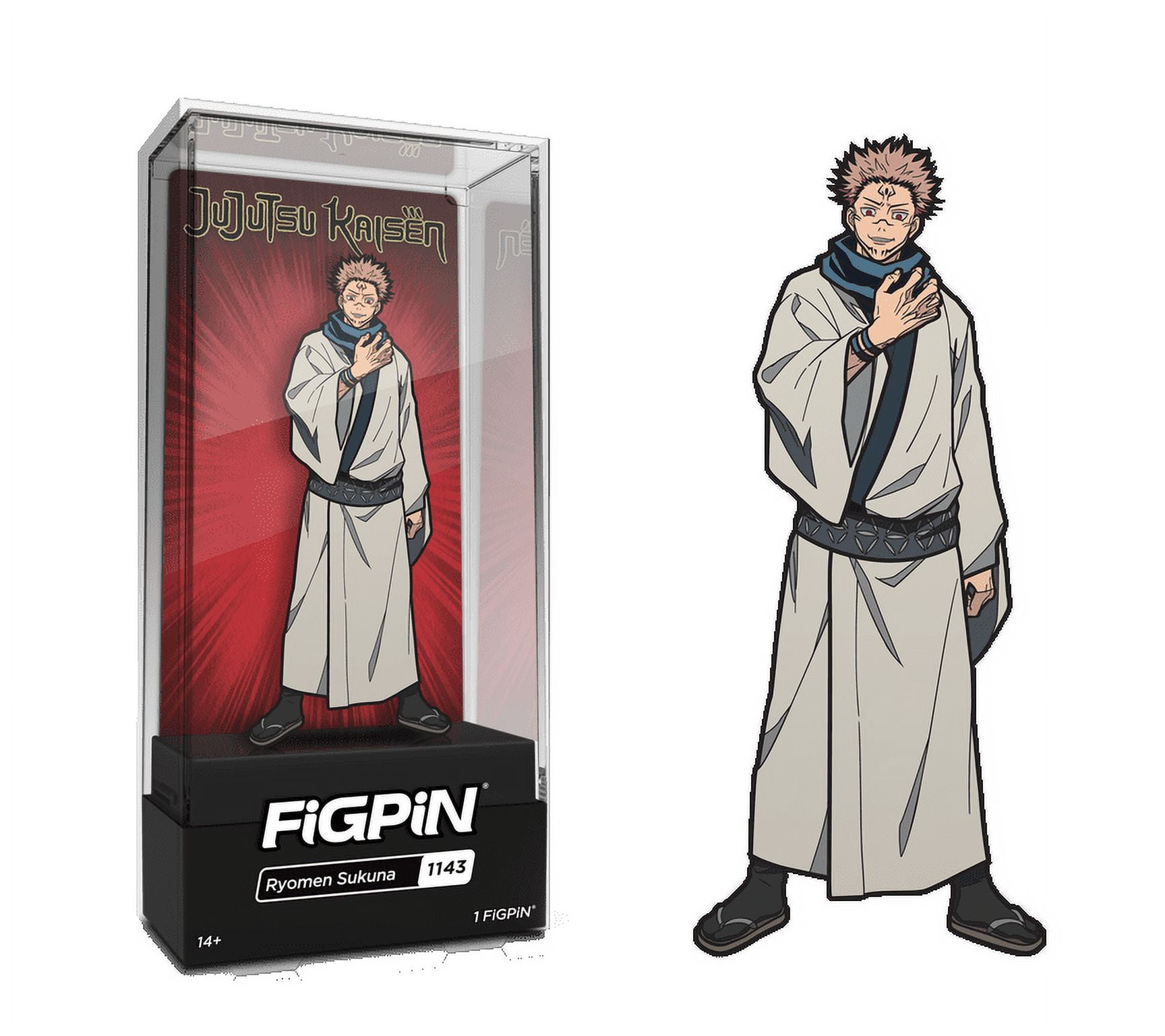 Jujutsu Kaisen Ryomen Sukuna FiGPiN #1143 Anime Enamel Pin - Walmart.com