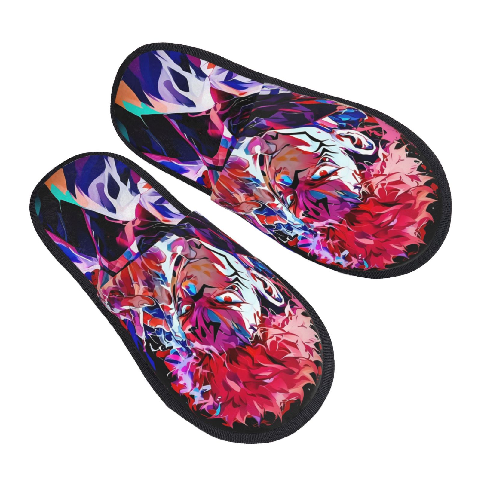 Jujutsu Kaisen Ryomen Sukuna Furry Slippers For Men Women Fuzzy House ...