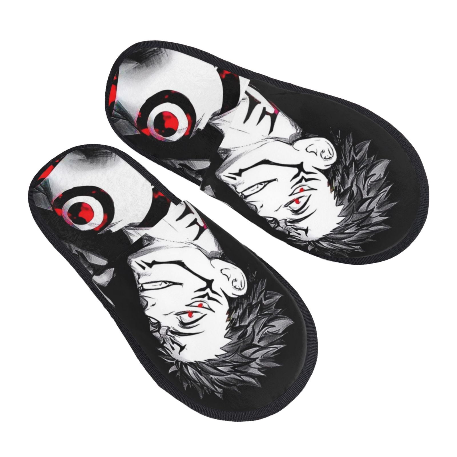 Jujutsu Kaisen Ryomen Sukuna Furry Slippers For Men Women Fuzzy House ...