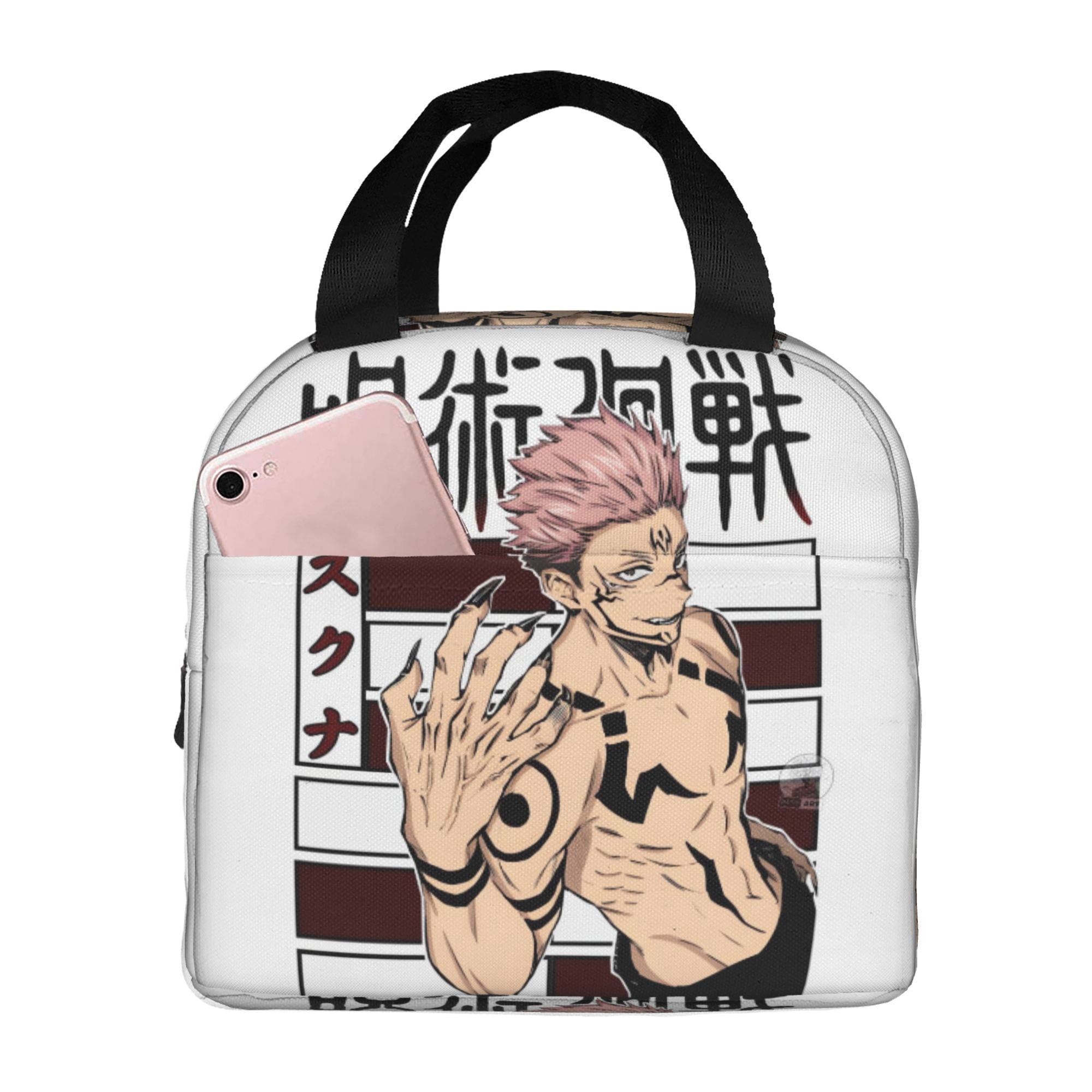 Jujutsu Kaisen Ryomen Sukuna Lunch Bag Tote Bag Insulated Lunch Box ...