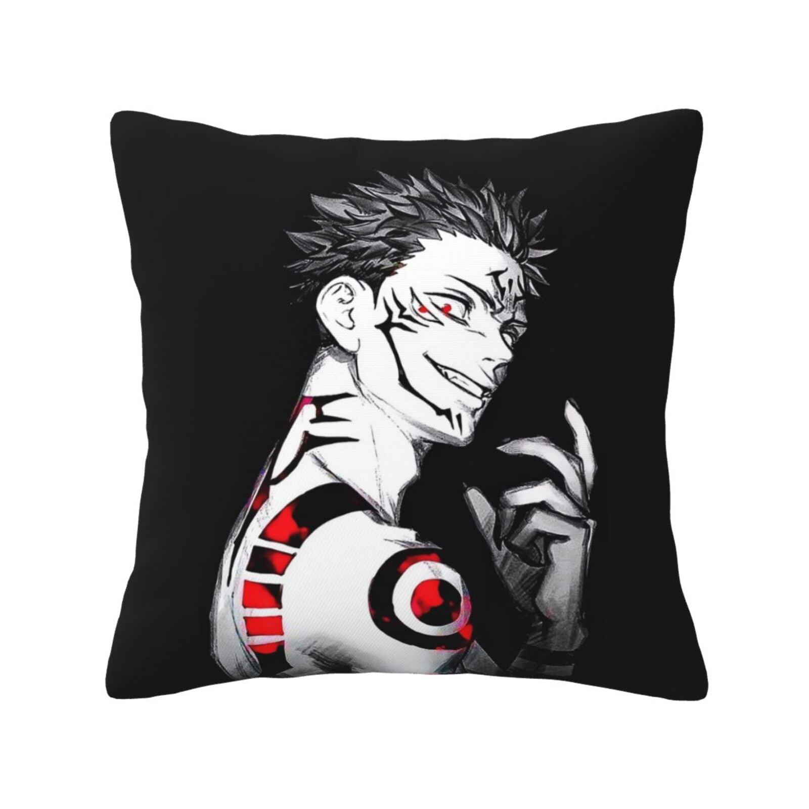 Jujutsu Kaisen Ryomen Sukuna Throw Pillow Covers Cases Cushion Cover Decorative Pillows For ...
