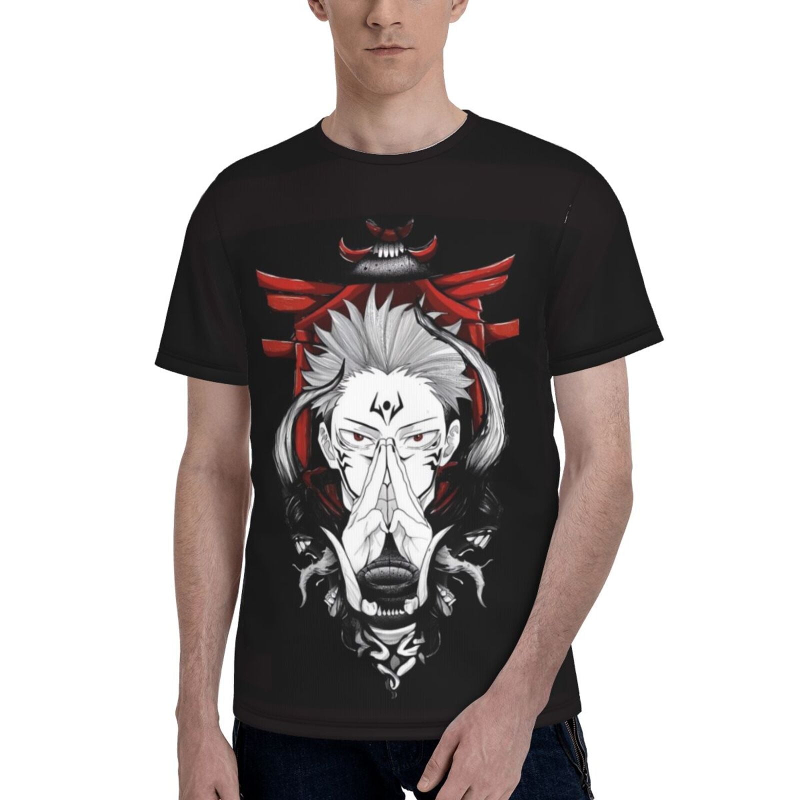 Jujutsu Kaisen Ryomen Sukuna Unisex 3d Pattern Printed Short Sleeve T ...