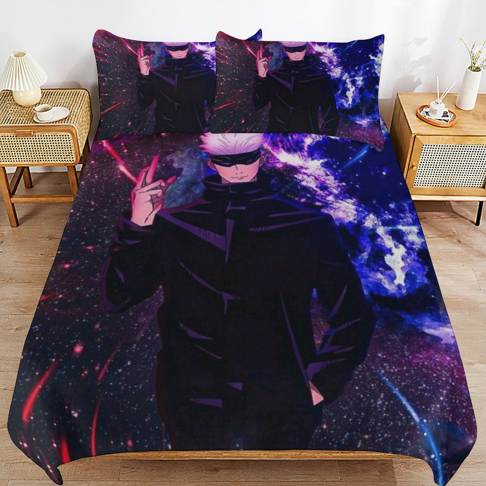 Jujutsu Kaisen Satoru Gojo Bed Duvet Cover Microfiber Bedding Sets 3D ...