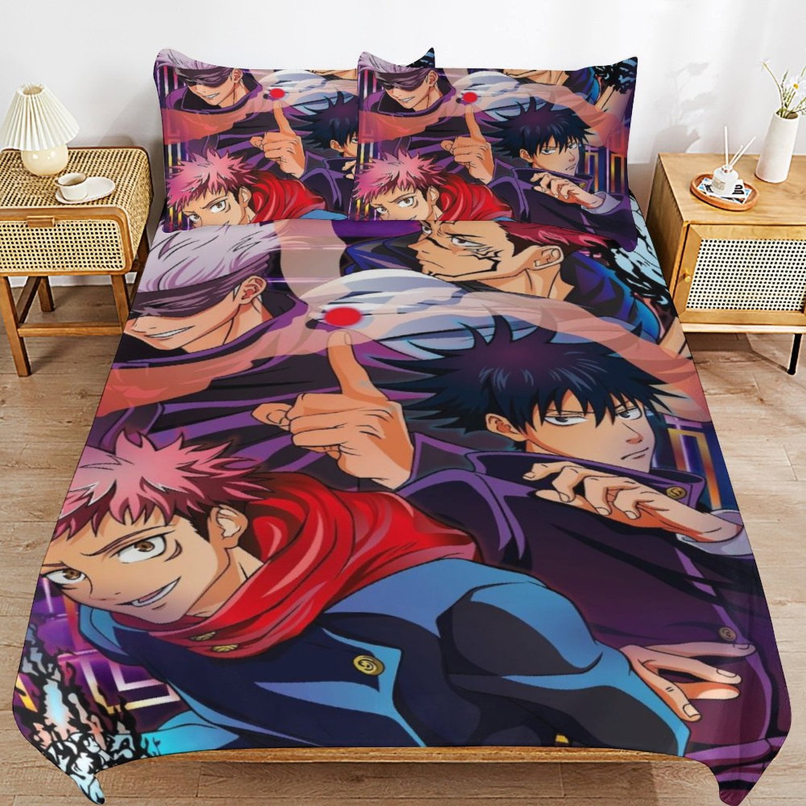 Jujutsu Kaisen Satoru Gojo Bed Duvet Cover Microfiber Bedding Sets 3D ...